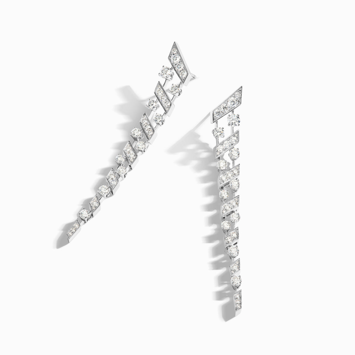 Fifth Avenue Long Drop Diamond Earrings – MARLI New York