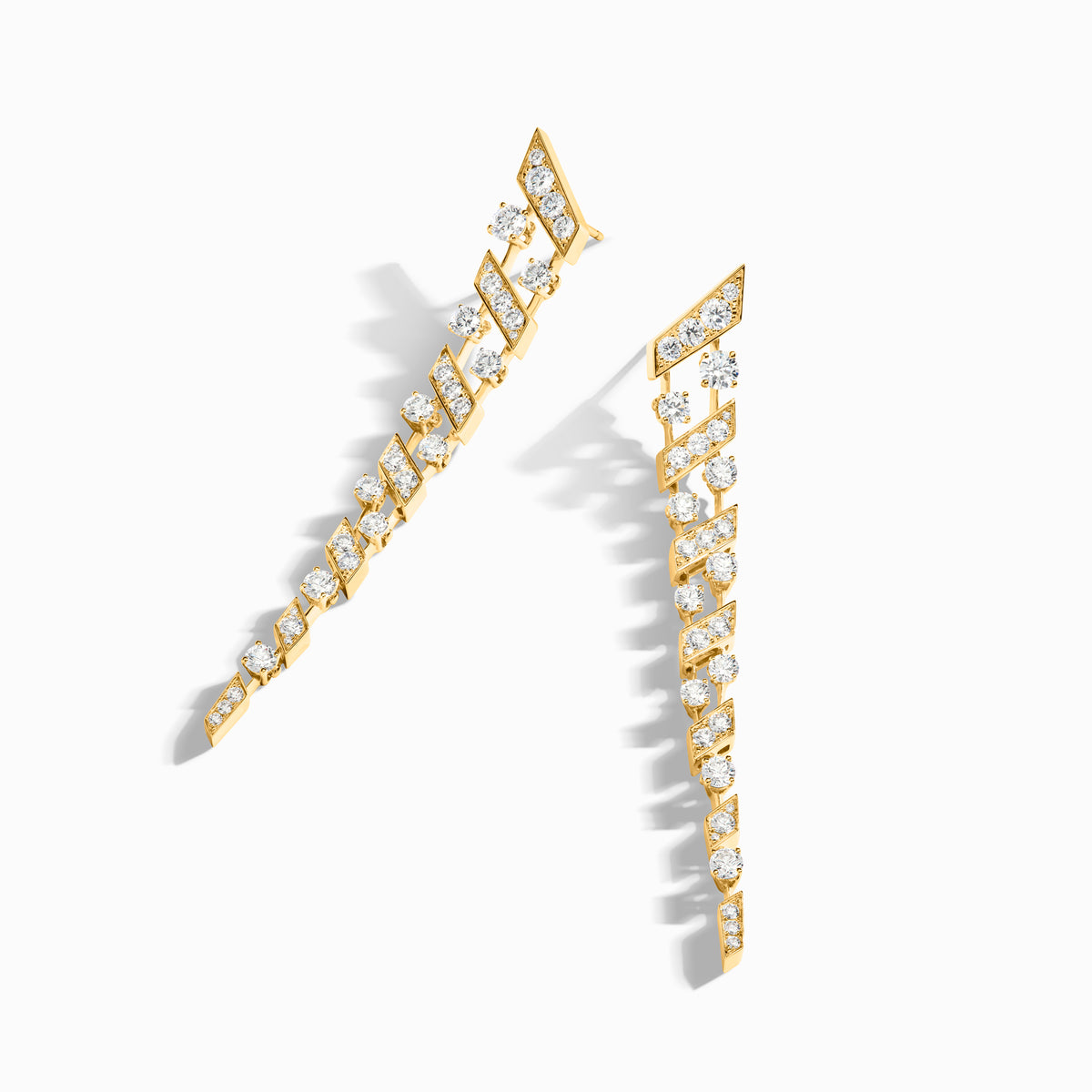 Fifth Avenue Long Drop Diamond Earrings – MARLI New York