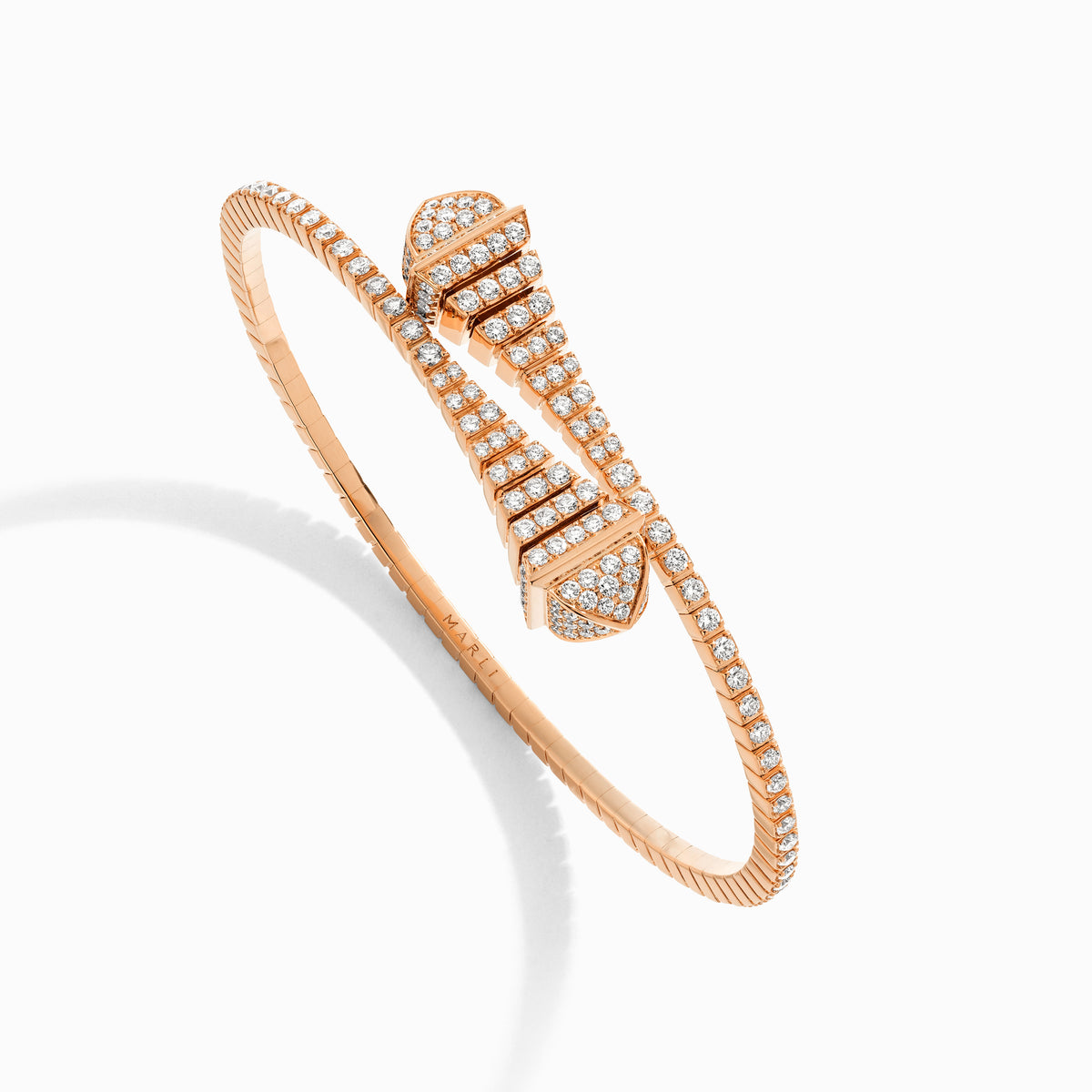 Cleo Rev Full Diamond Slim Slip-On Bracelet – MARLI New York