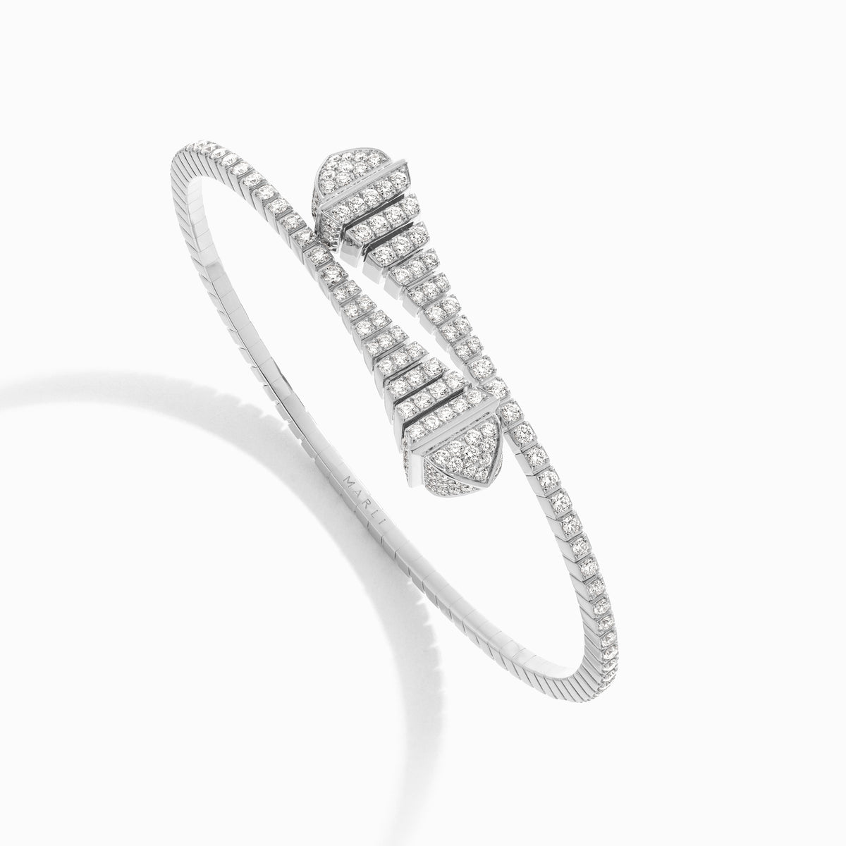 Cleo Rev Full Diamond Slim Slip-On Bracelet – MARLI New York