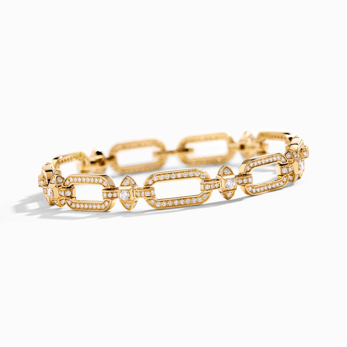 Tip-Top Link Full Diamond Bracelet – MARLI New York